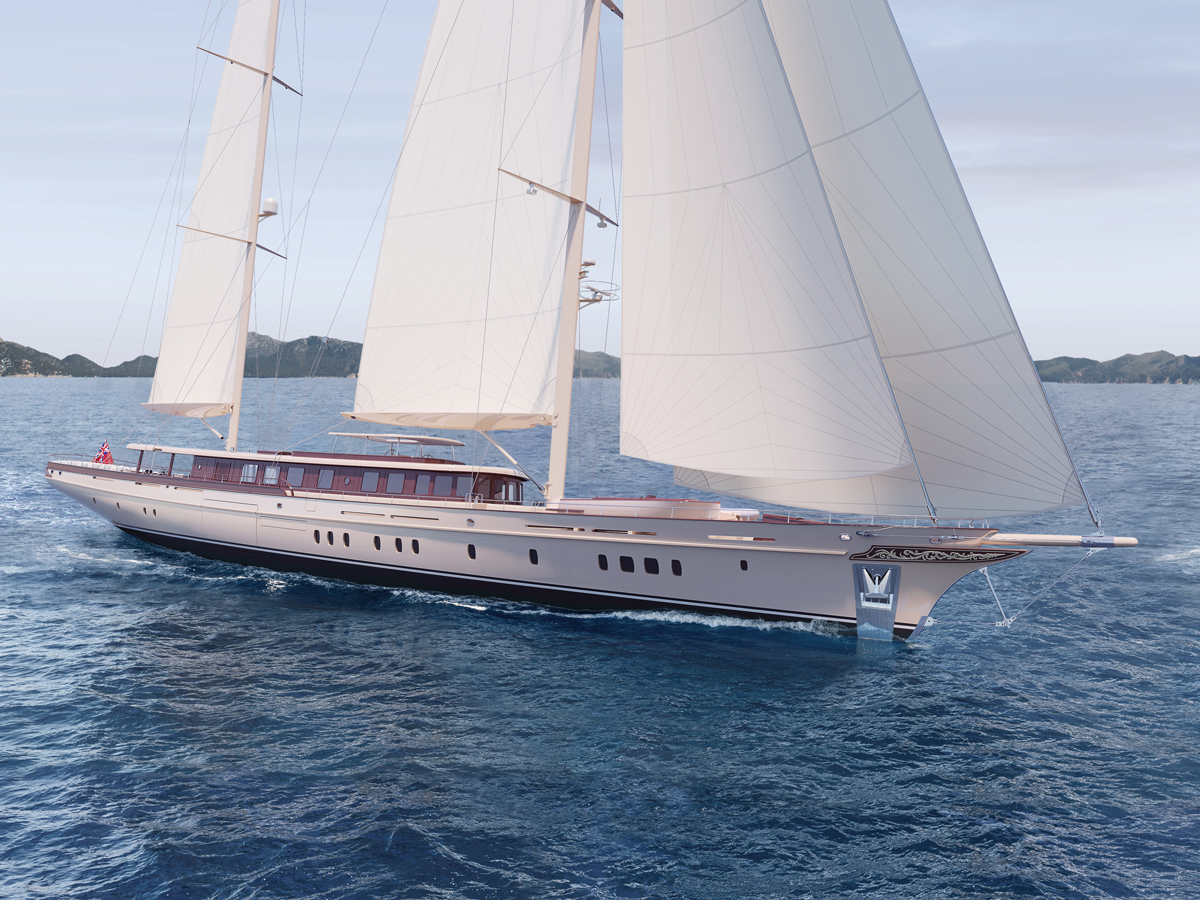 Simena takes shape - Sails